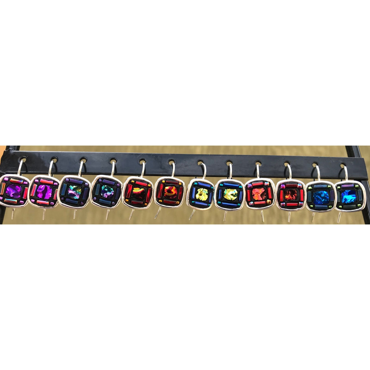 Gemmy Earrings August Glass Kelly Shanafelt